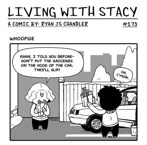 Whoopsie - LWS Comic #173 - Living With Stacy Comic