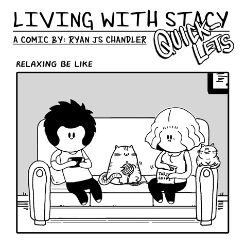Relaxing Be Like - Living With Stacy Comic