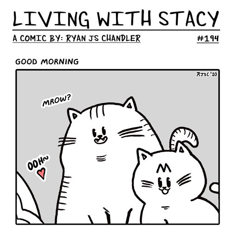 Good Morning - LWS Comic #194 - Living With Stacy Comics