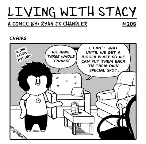 Chairs - LWS Comics #208 - Living With Stacy Comics