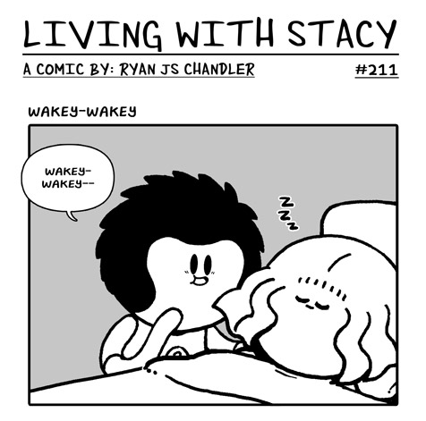 Wakey-Wakey - LWS Comics #211 - Living With Stacy Comics