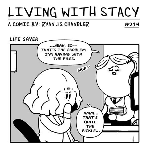 Life Saver - LWS Comics #214 - Living With Stacy Comics