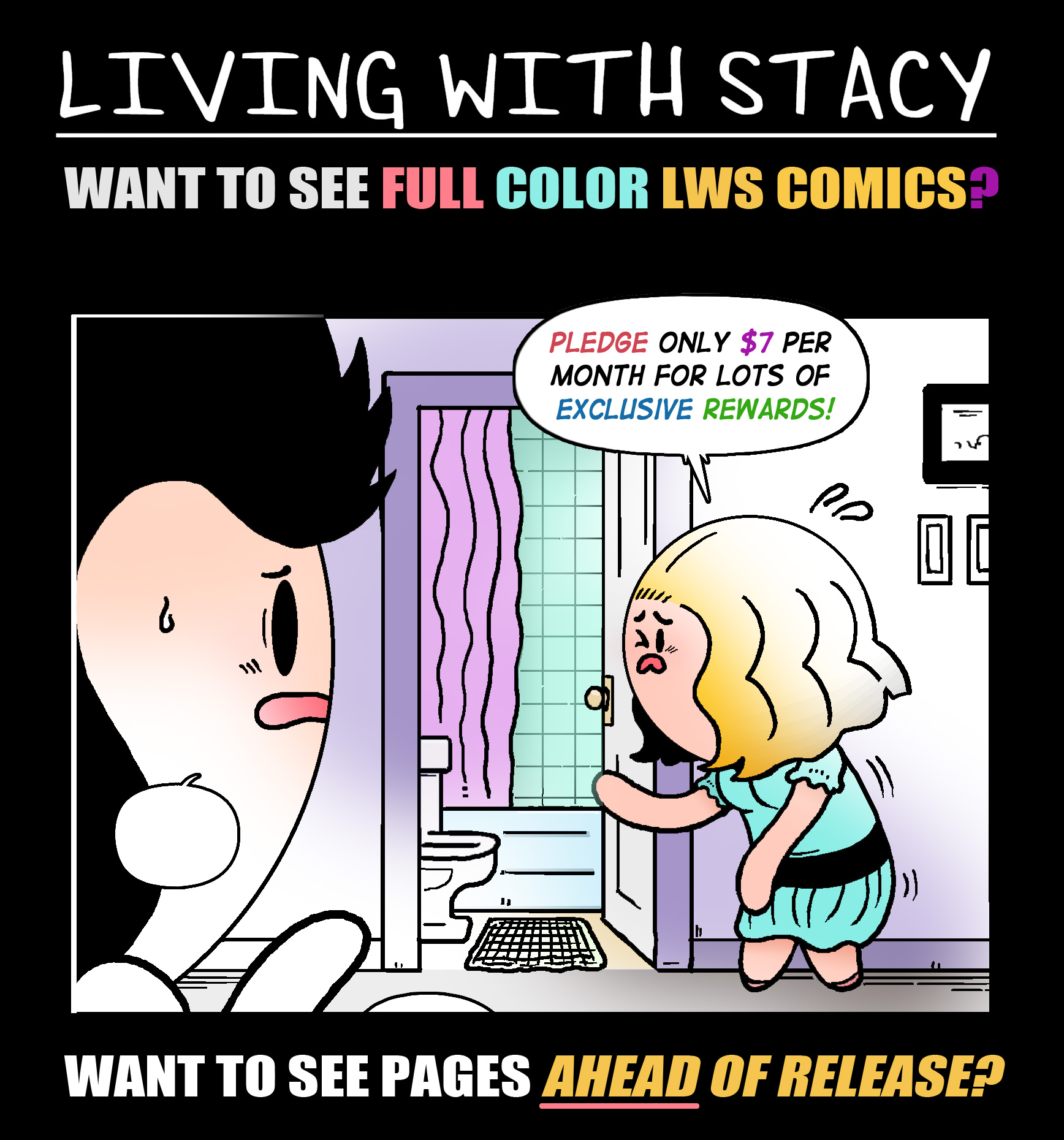 Potty Humor - LWS Comics #231 - Living With Stacy Comics