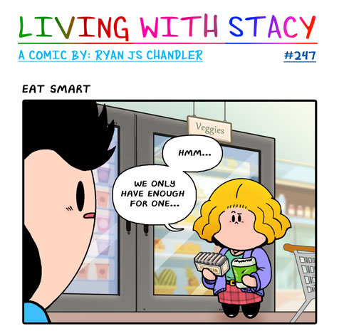 Eat Smart - LWS Comics #247 - Living With Stacy